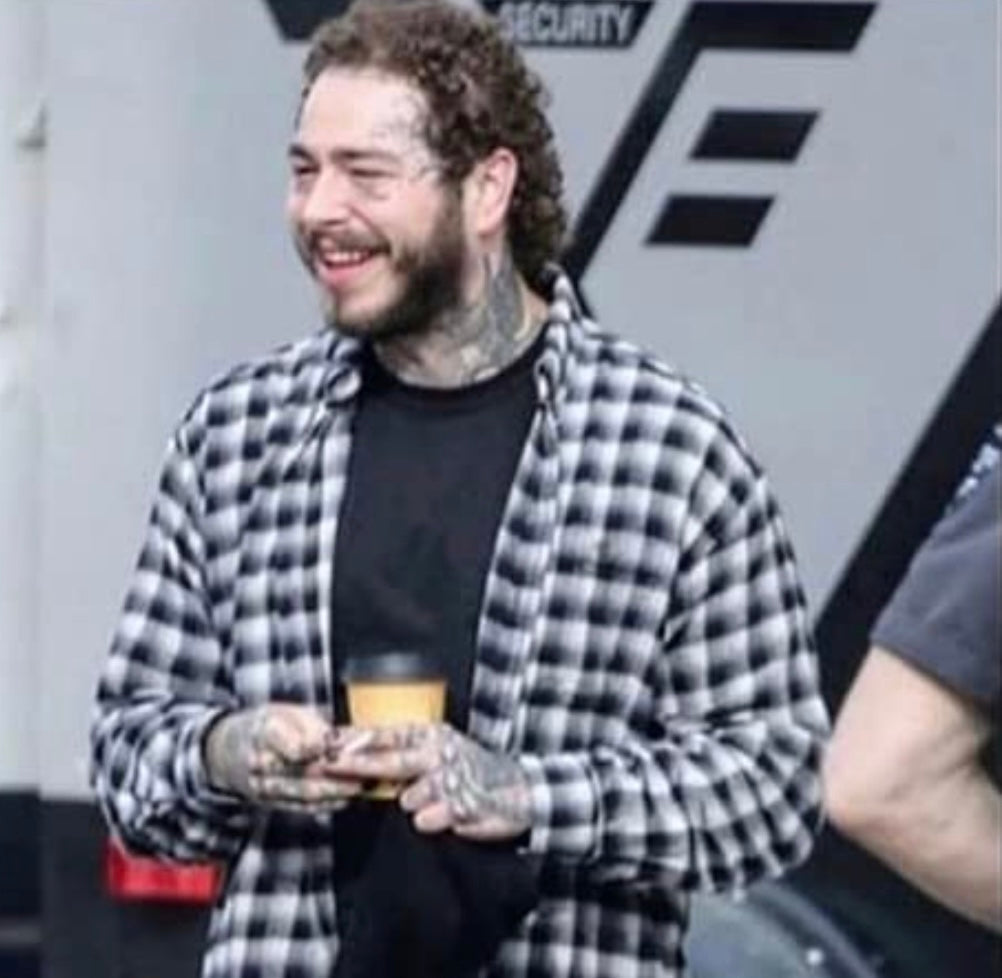 Wrath Of Man Post Malone Robber 6 Hero Hanes Black T Shirt Xl 2571
