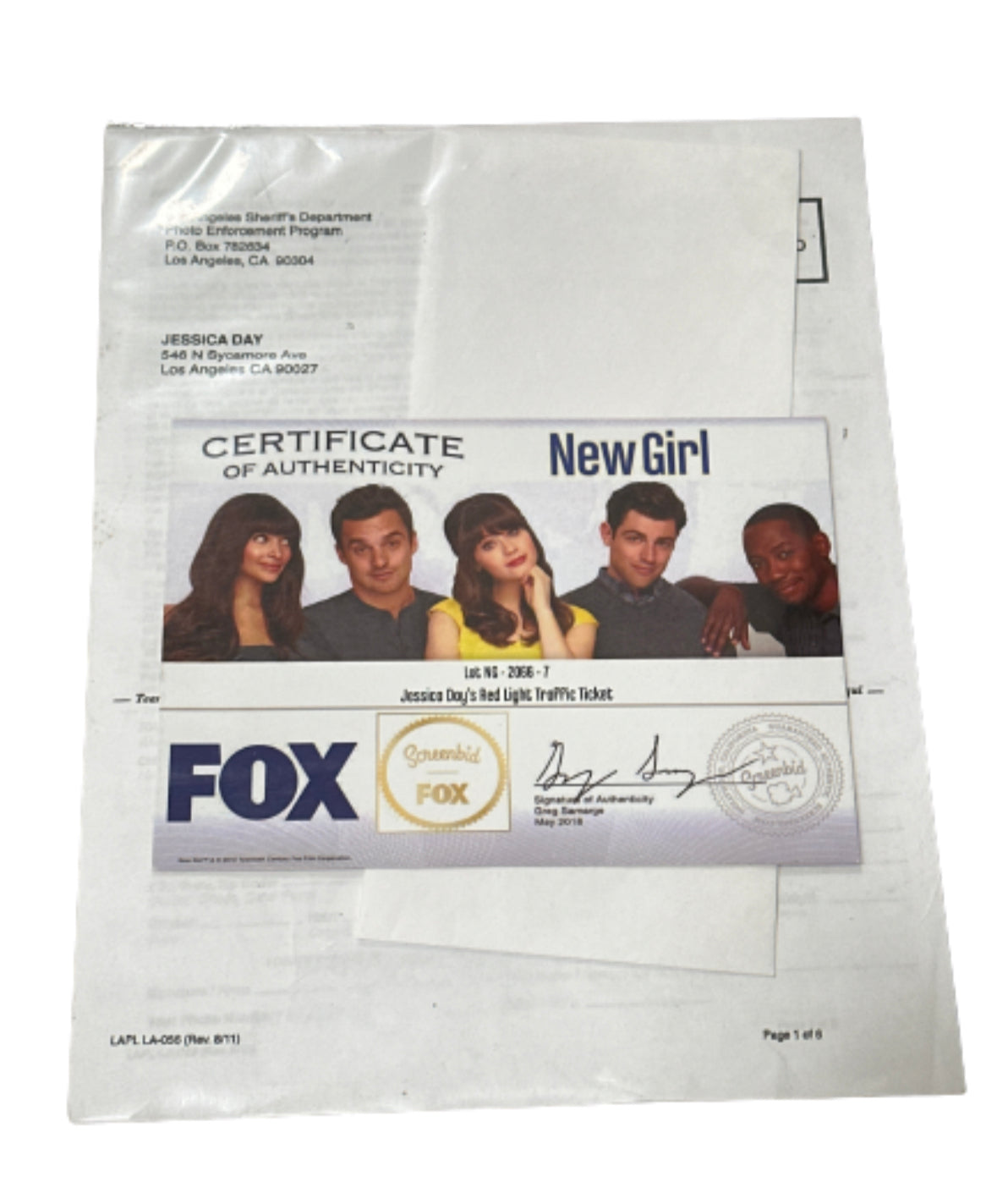 NEW GIRL: Jess’ Red Light Ticket – HOLLYWOOD PICTURES STUDIOS, LLC.