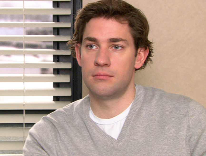 THE OFFICE: Jim’s Production Used White Tee (L) – HOLLYWOOD PICTURES ...