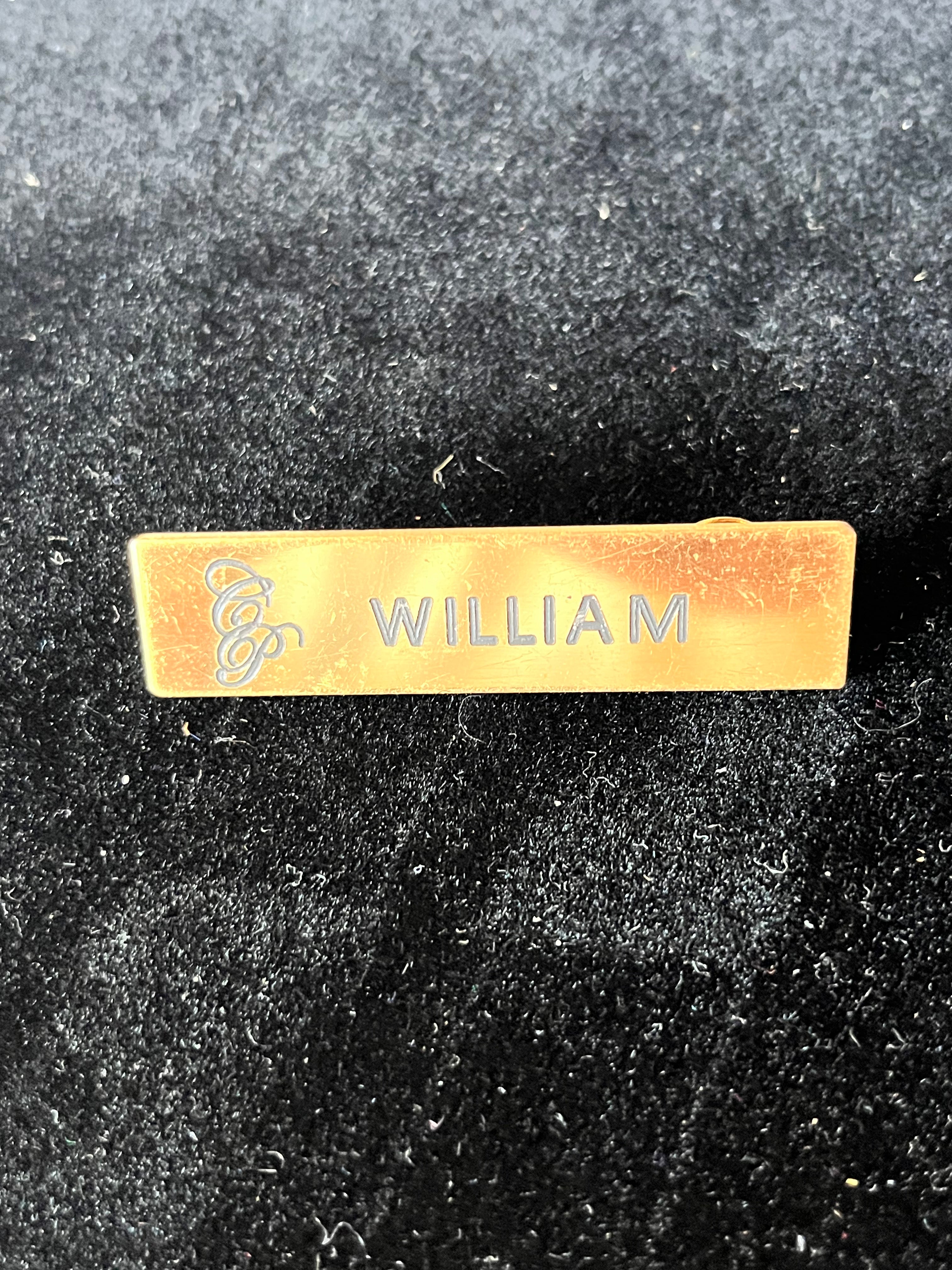 MASTERS OF SEX: William Masters' “William” Name Tag – HOLLYWOOD ...